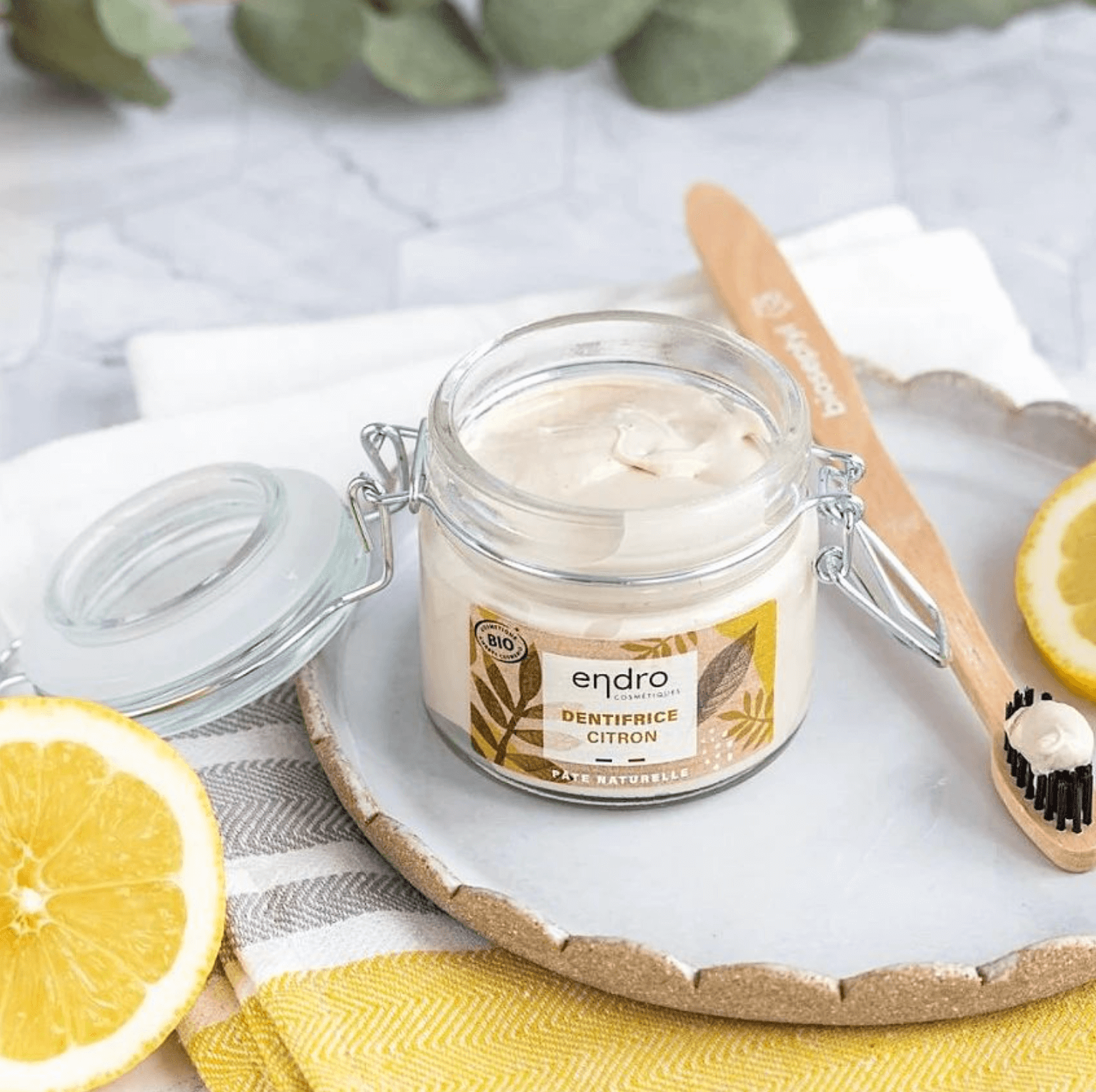 Fluoride-free Lemon Toothpaste – Bright and Bio